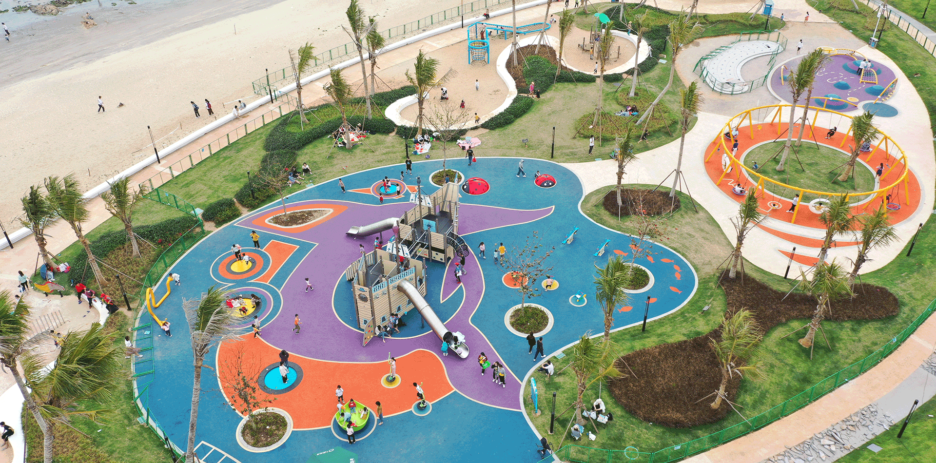 RECREATIONAL PLAYGROUNDS | Warrior Group l Adventure Park Construction ...